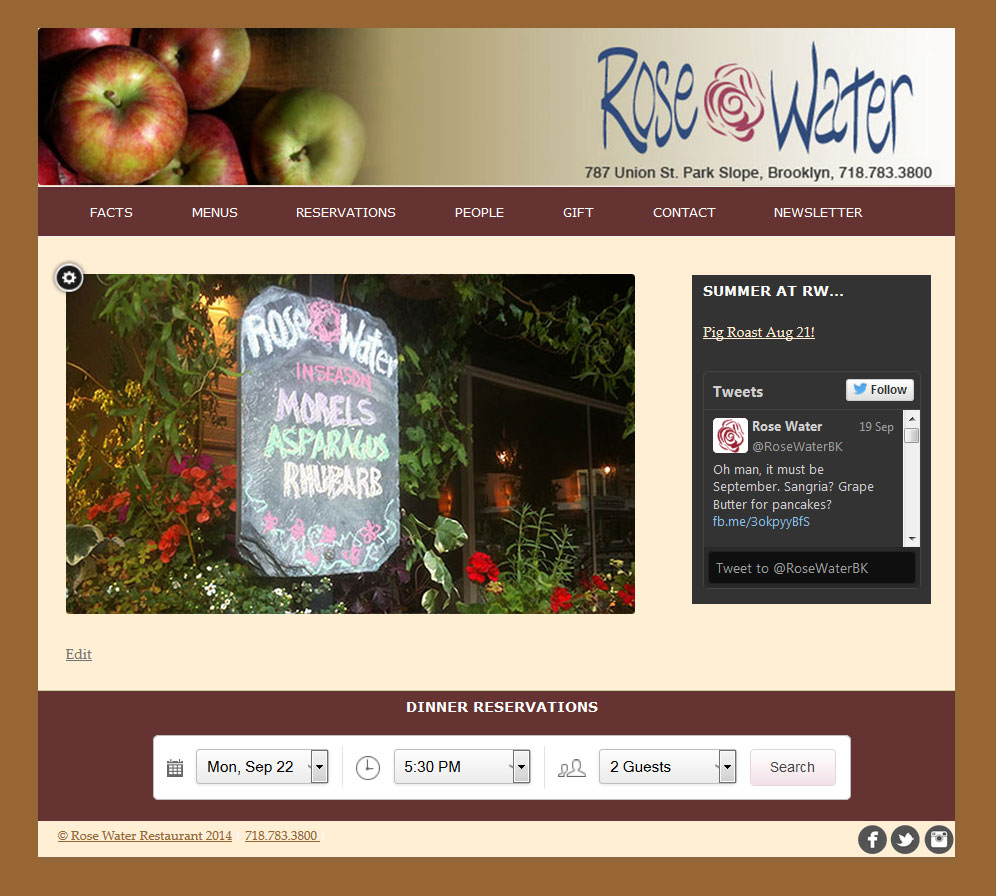 Rose Water Restaurant – PromoSta